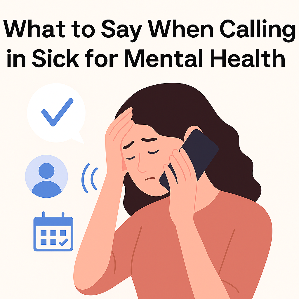 What to Say When Calling in Sick for Mental Health – What to Say When