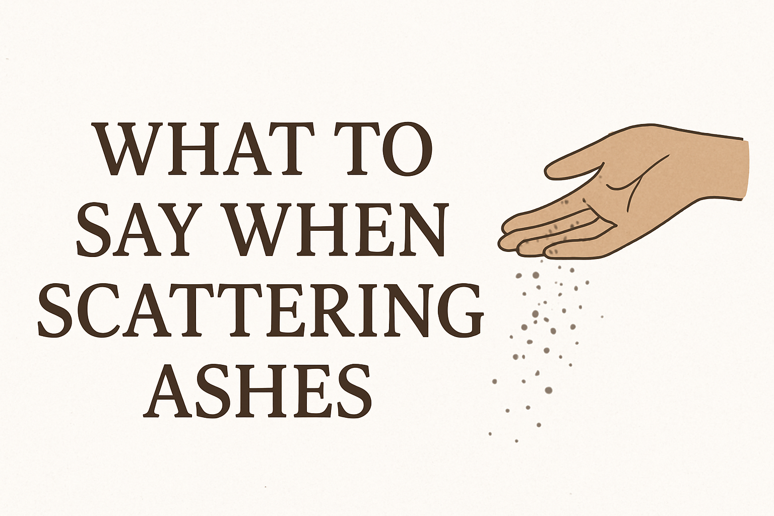 What to Say When Scattering Ashes: Meaningful Words for a Difficult ...