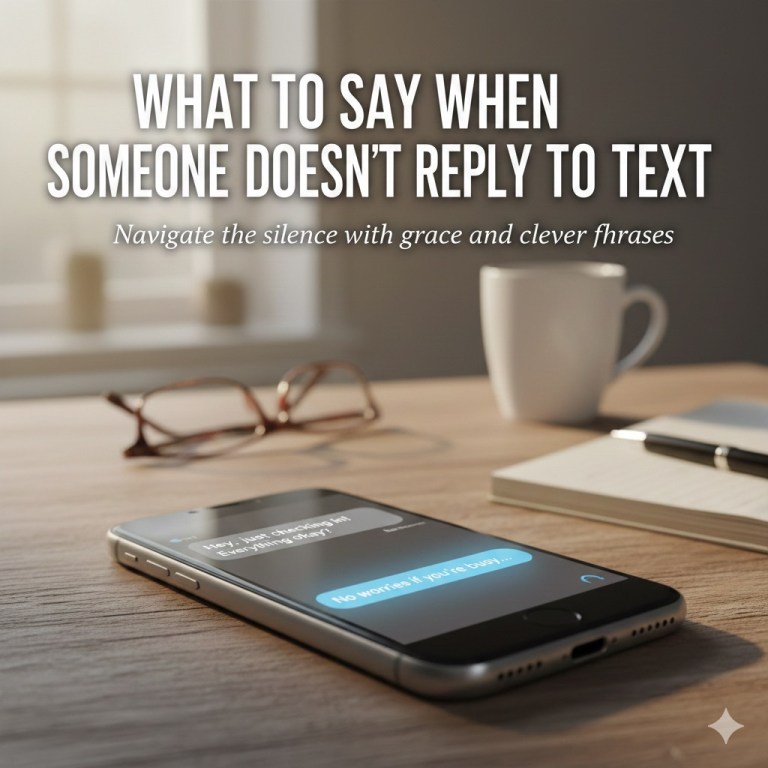 What to Say When Someone Doesn’t Reply to Text – What to Say When
