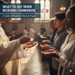 What to Say When Receiving Communion – What to Say When