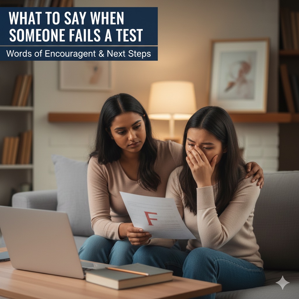 What to Say When Someone Fails a Test – What to Say When
