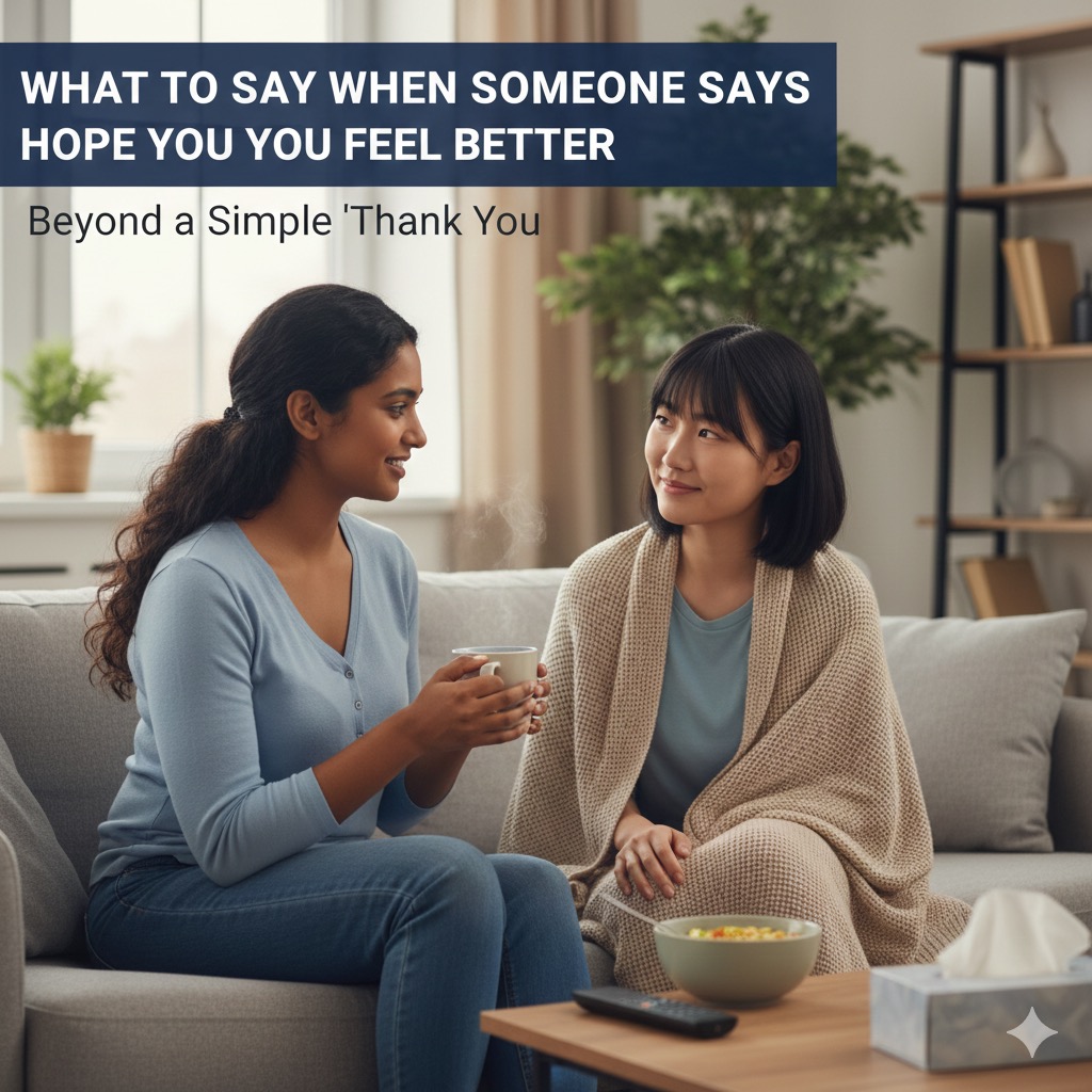 What to Say When Someone Says “Hope You Feel Better” : 20+ Ways to ...