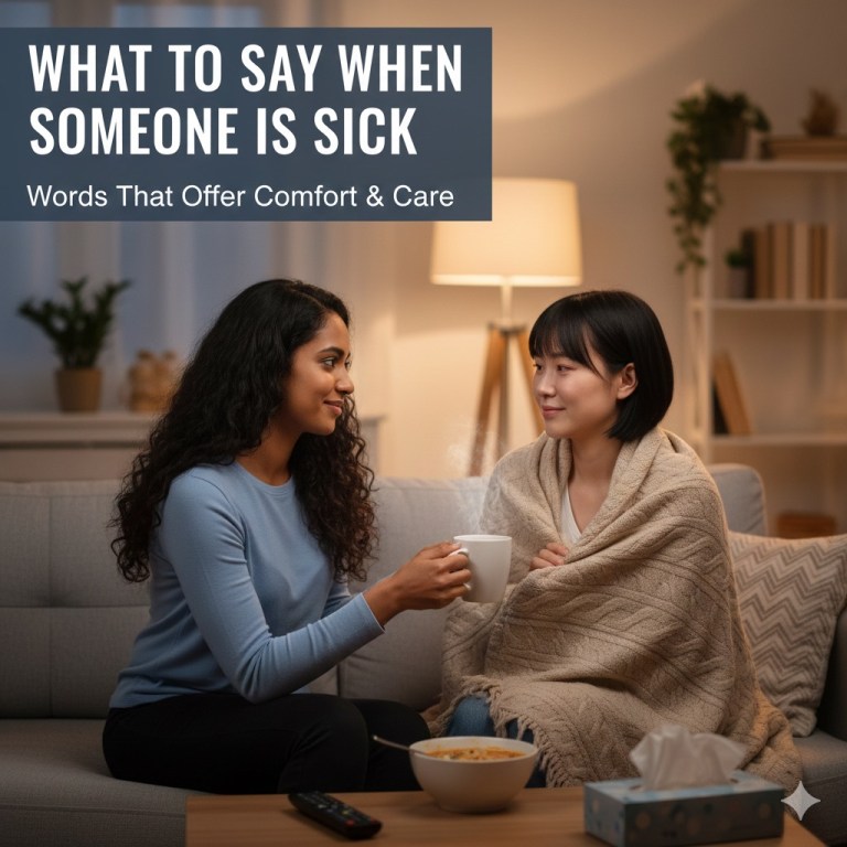 What to Say When Someone Is Sick: Supportive Messages & Practical Help ...