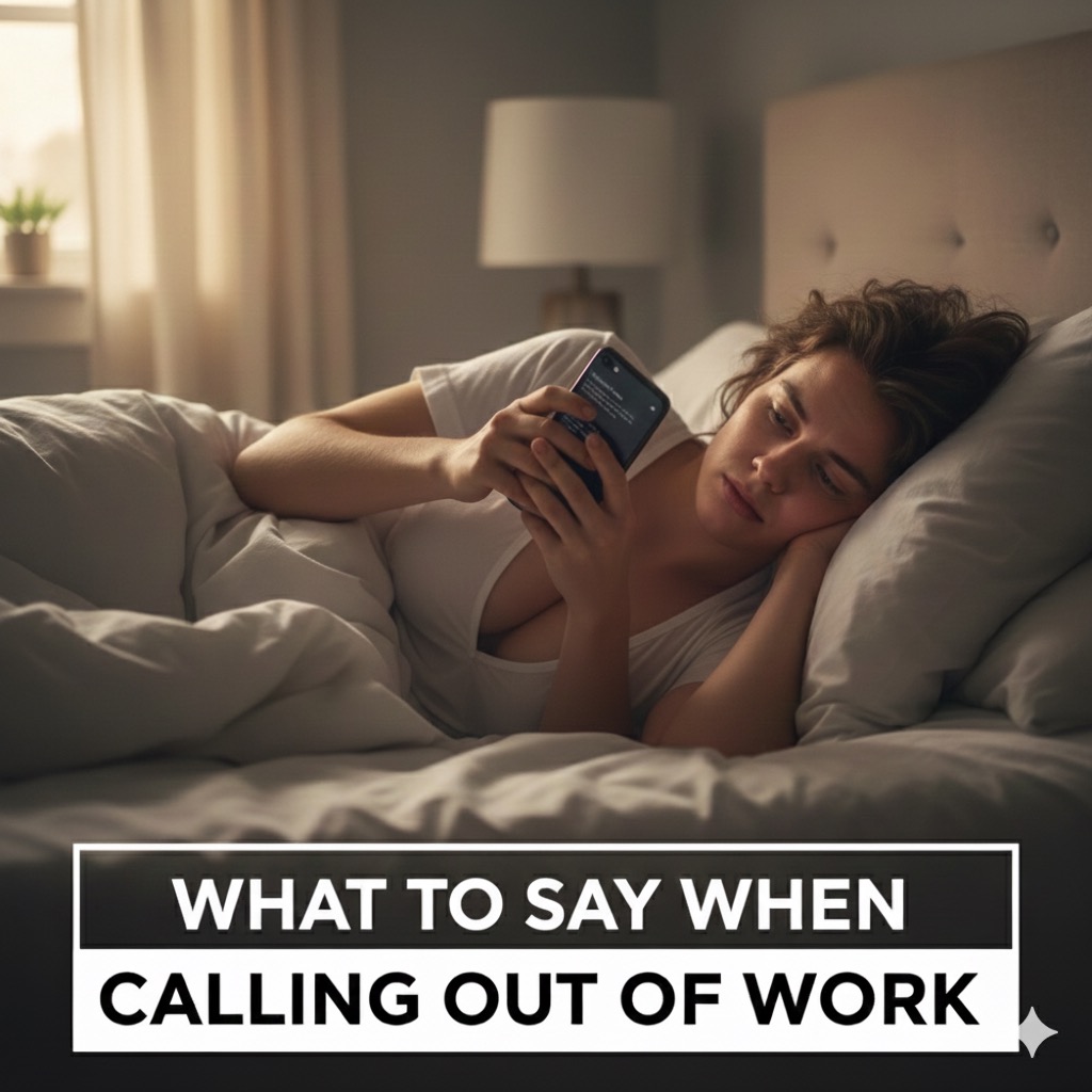 What to Say When Calling Out of Work – What to Say When
